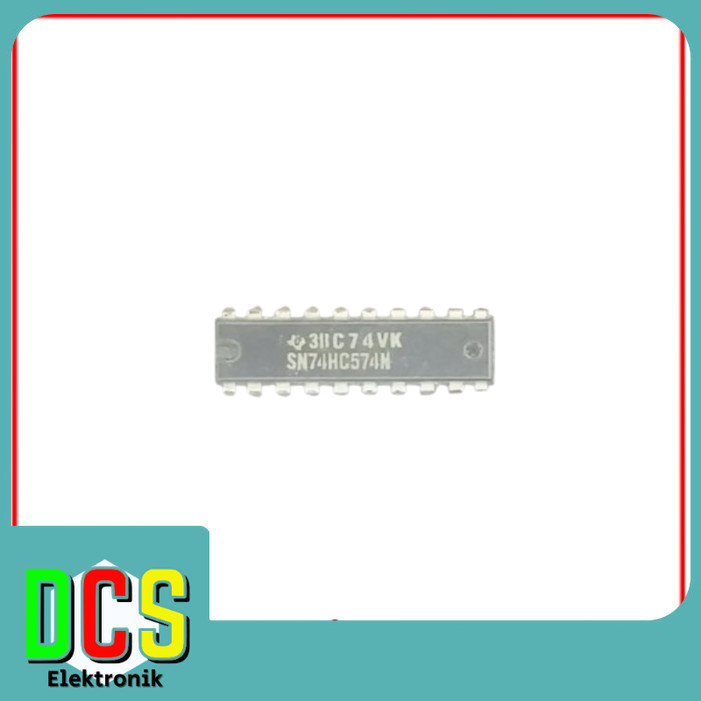 Ic DIP 74HC574 Octal D-type flip-flop; positive edge-trigger; 3-stage ...