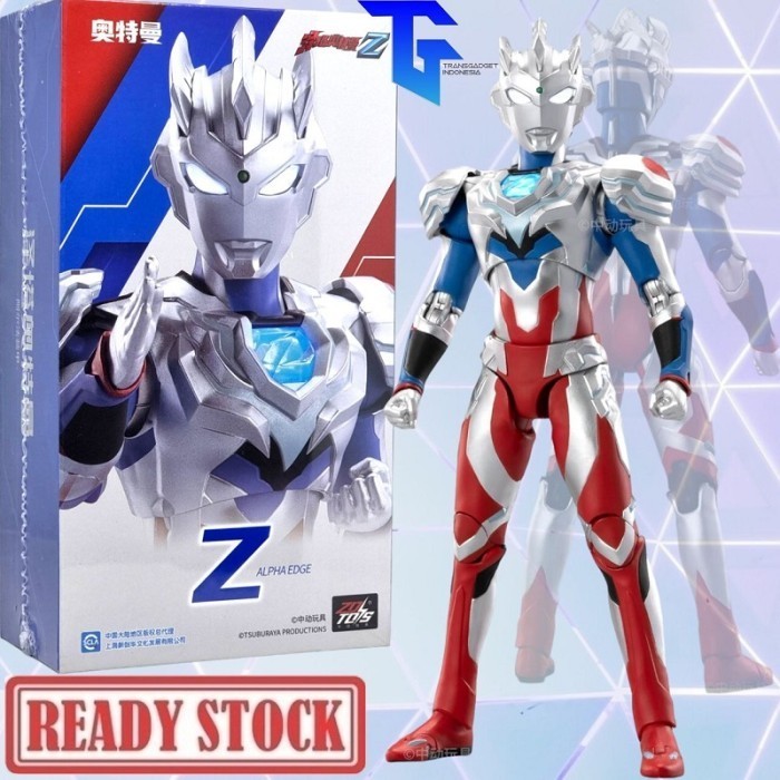 Zd TOYS Ultraman Z Alpha Edge LED Light Up Series 1/10 Scale Action ...