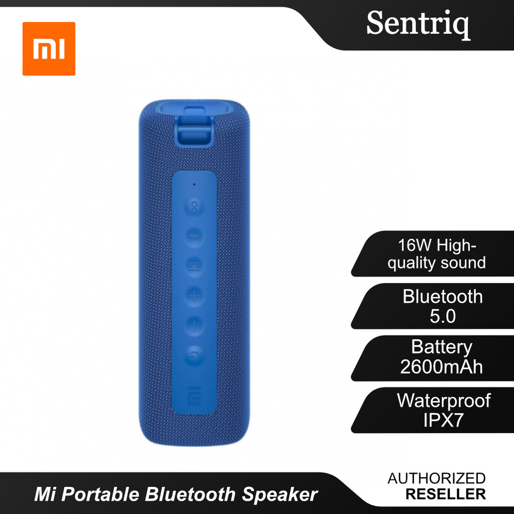 Xiaomi Mi Portable Bluetooth Speaker - Blue Colour | Shopee Malaysia