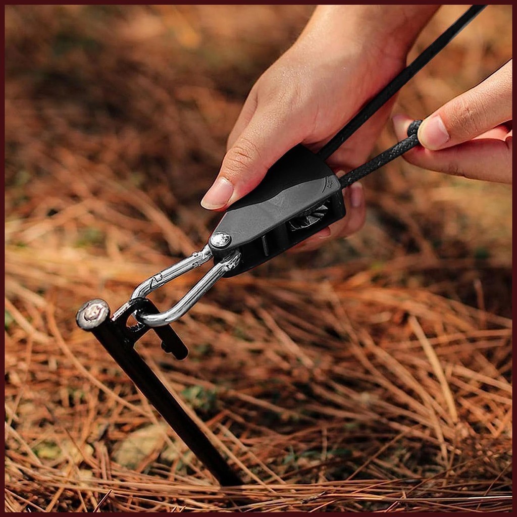 Reflective Tent Cord Adjustable Waterproof Carabine Tarp Cord UV Proof ...