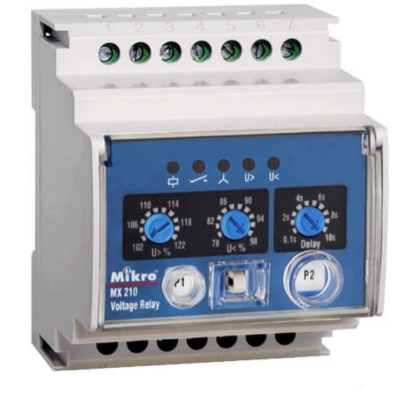 Mk MX210-415V- Mikro Multifunctional Voltage Protection Relay | Shopee ...