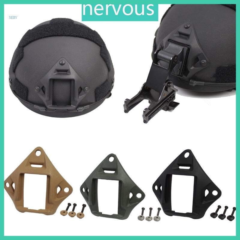 NERV Helmet NVG Mount Base Adapter Shroud with 3-Hole Helmet NVG ...