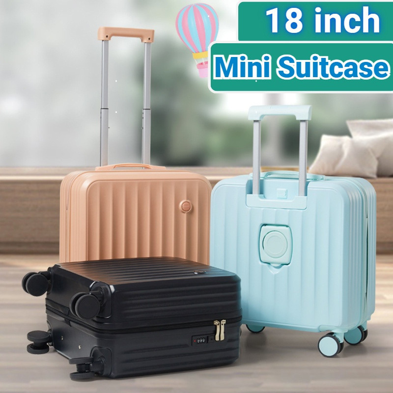 18 Inch Small Travel Trolley Case Universal Wheel Rotation Password Box ...