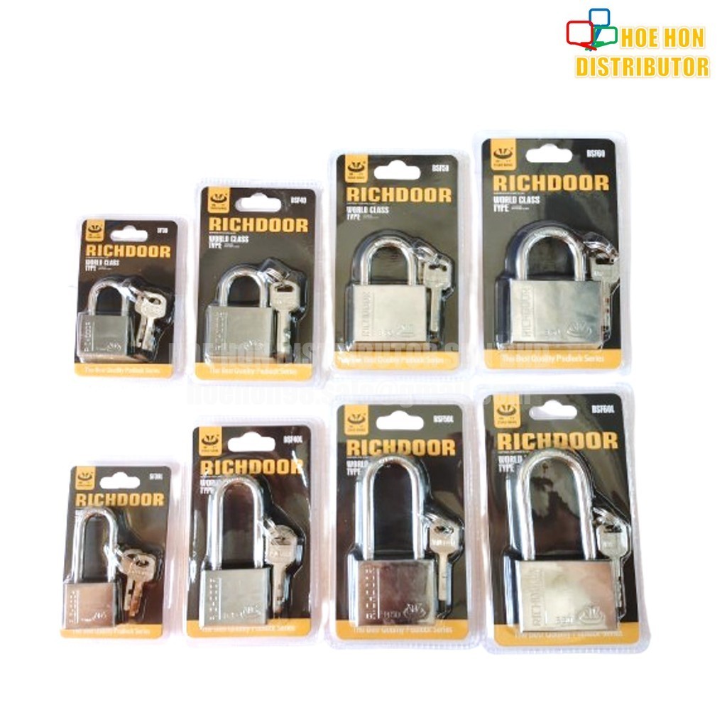 Richdoor High Security Titanium Padlock 1pc Copper Color Heavy Duty ...