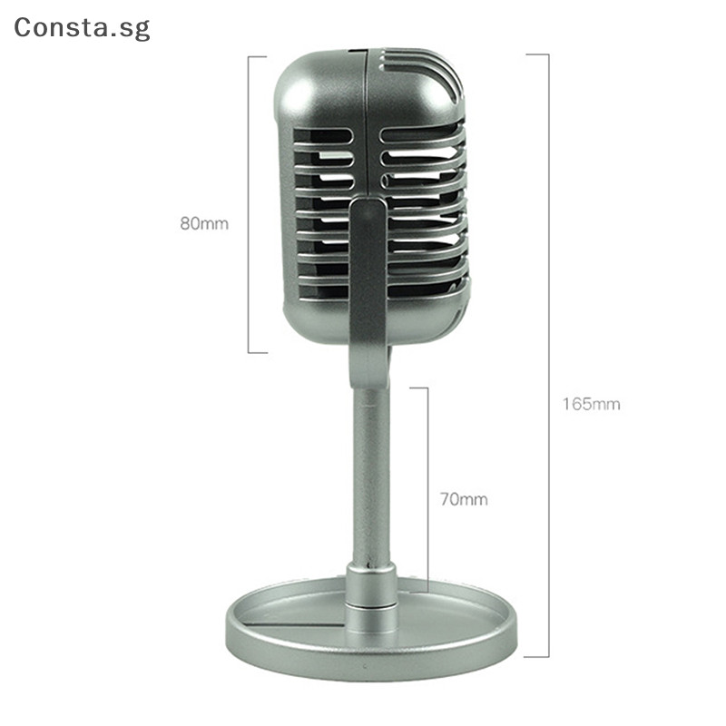 ]Cons] Classic Retro Dynamic Vocal Microphone Vintage Style Mic ...
