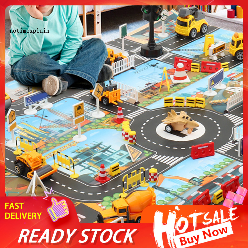 NTA Game Mat Identify Ability Vivid Fabric Urban Construction ...