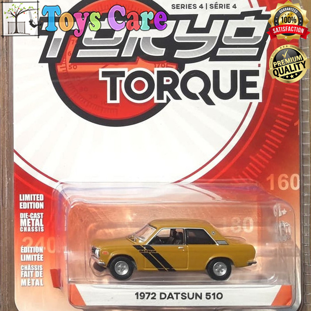 Greenlight Tokyo Torque 4 1972 Datsun 510 Brown BRE Fairlady 350Z JDM ...