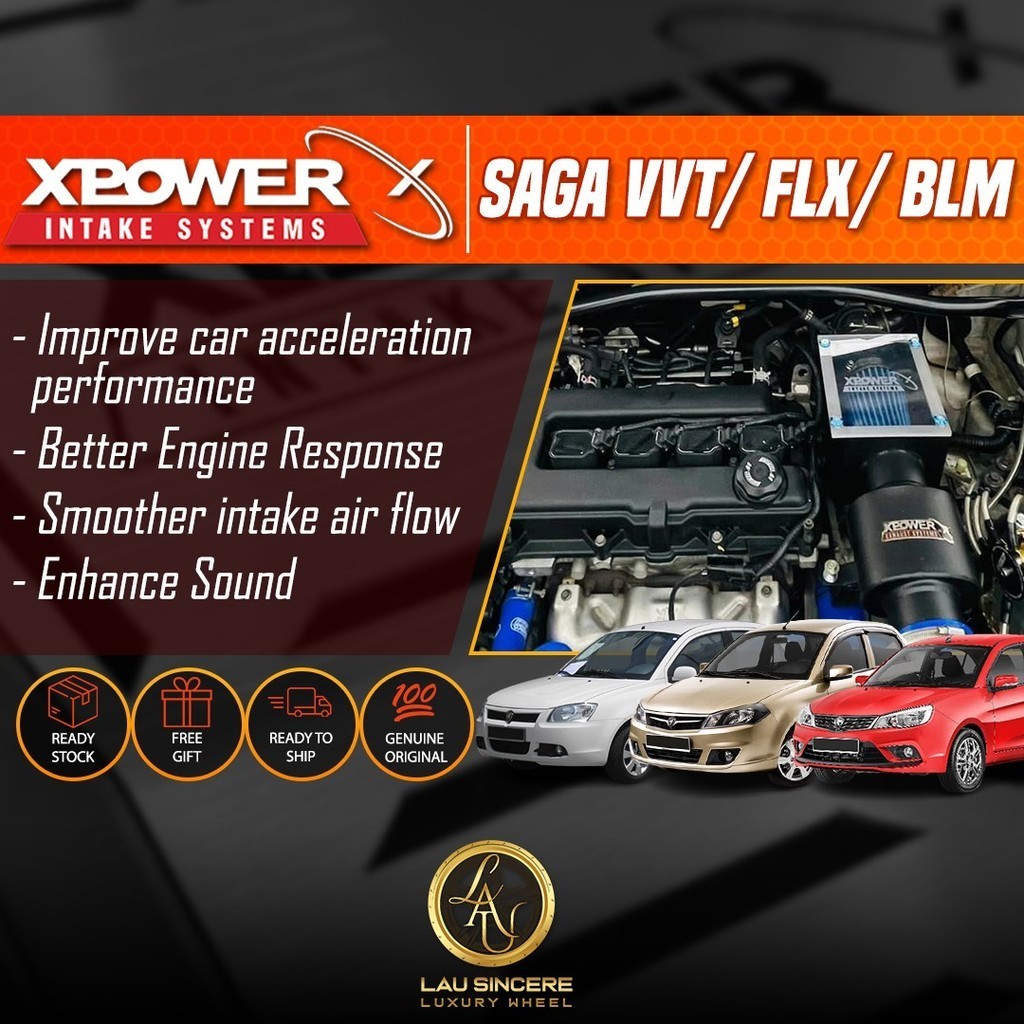 Xpower Air Intake System Proton Saga VVT BLM FLX With Open Pod Filter ...