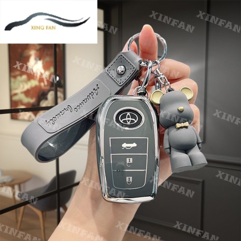 XF Toyota Key Cover Toyota Keychain Yaris Camry Corolla Vios Wigo ...