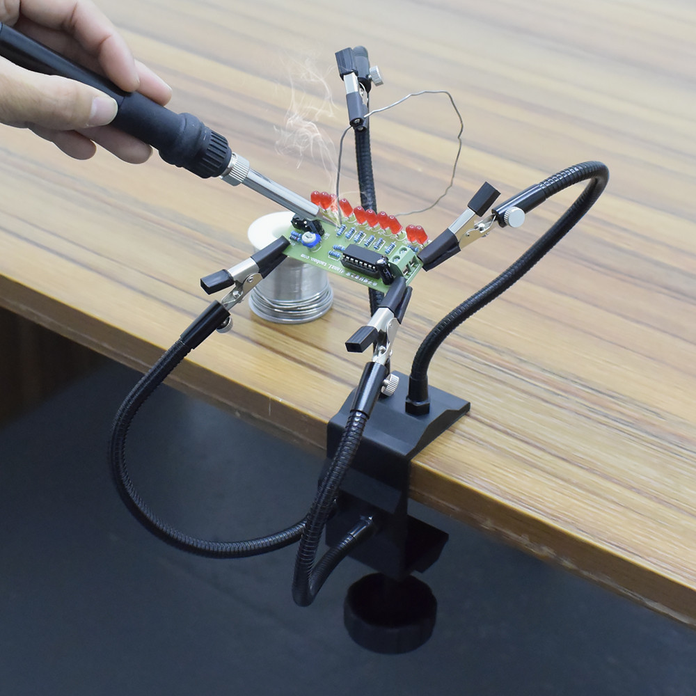 2024 New Desk Clamp Soldering Station Holder PCB Alligator Clip Multi ...