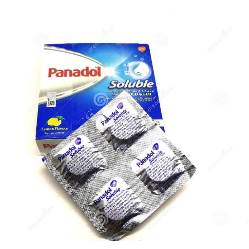 Panadol Soluble Lemon Flavour Per Pack (4 Tablets) | Shopee Malaysia