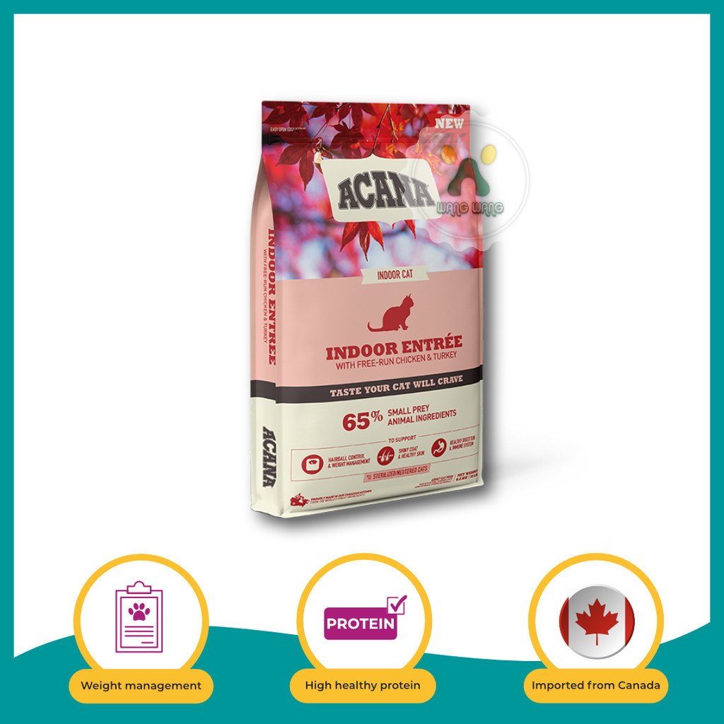Acana Indoor Entree Cat Dry Food 1.8kg | Shopee Malaysia