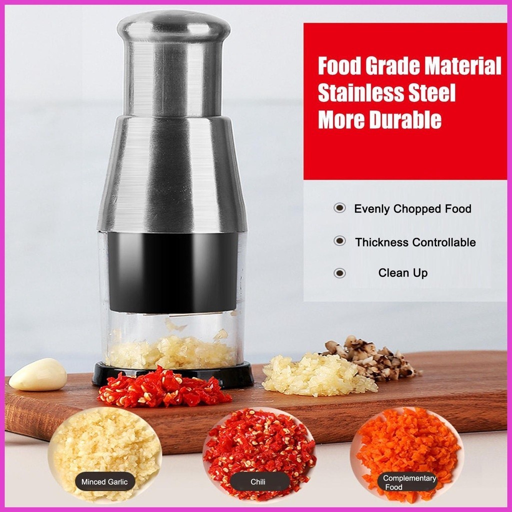 garlic chili onion chopper，Manual Hand Vegetable Chopper Handheld ...