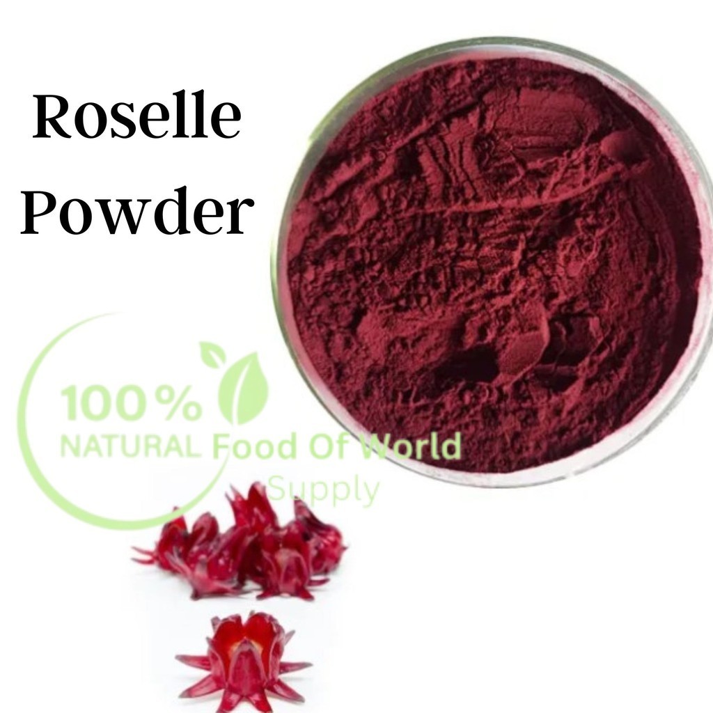 Roselle Powder 洛神花粉 250g 天然蔬果色粉 Rosella flower powder- rose powder ...