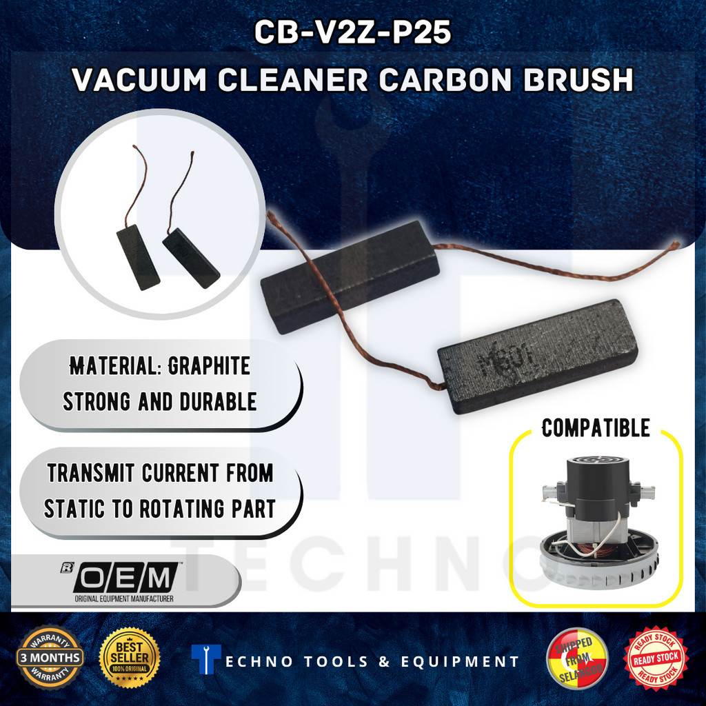 Universal Durable Carbon Brush Electric Motor for Vacuum Cleaner CB-V2Z ...