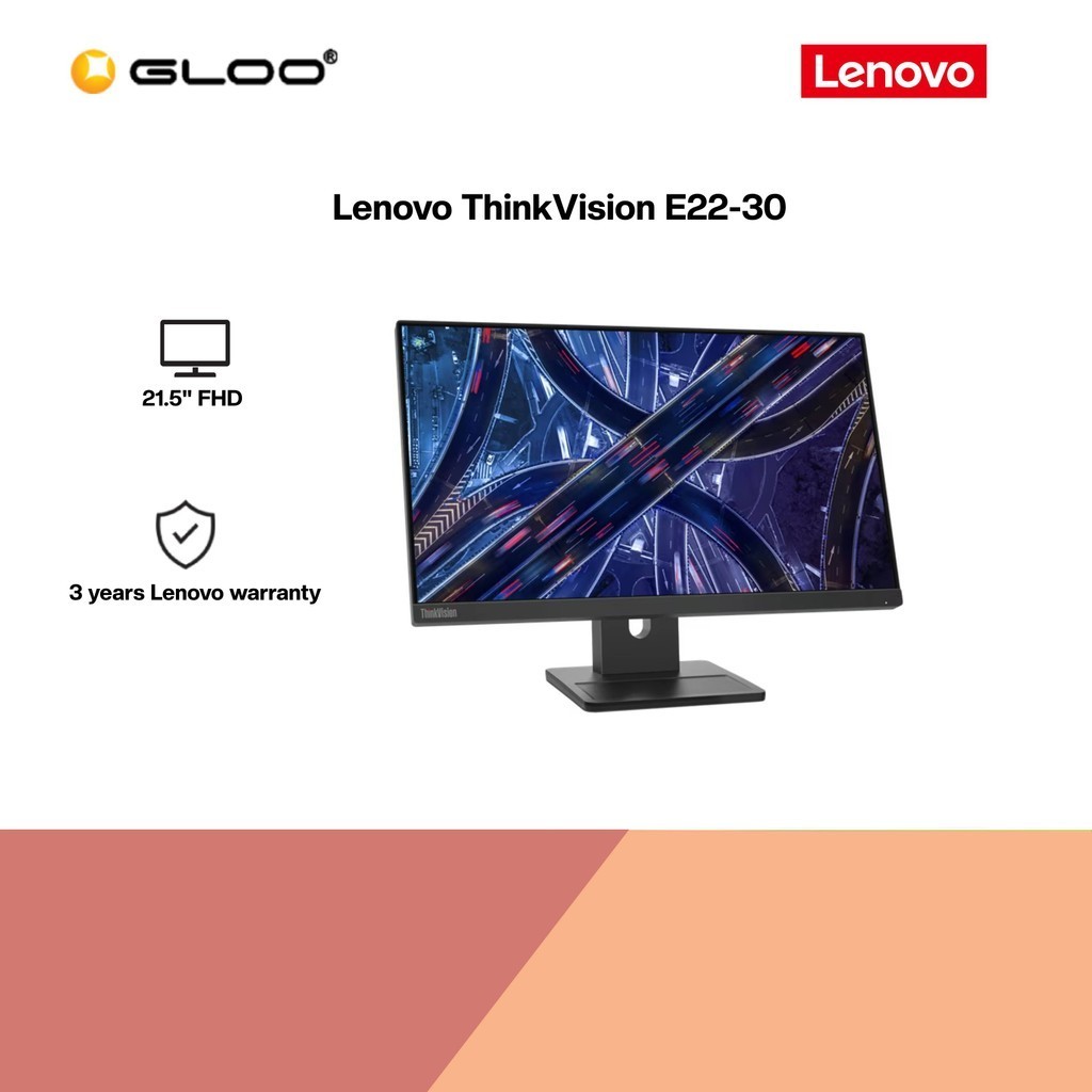 (Ready stock) Lenovo ThinkVision E22-30 21.5" Monitor (63EBMAR2WW) | Shopee Malaysia