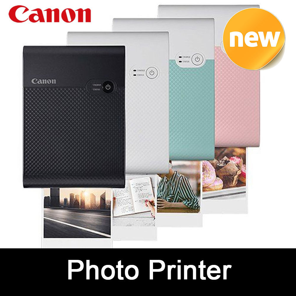 Canon QX10 Photo Printer Sticker Paper Selfie Square Using App Polaroid ...