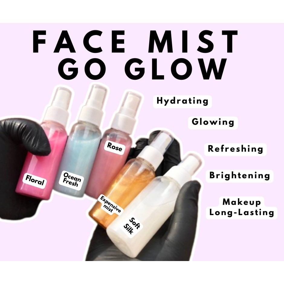 Face Mist Go Glow Fla4wless Refre3shing Moisturizi1ng Beauty Water ...