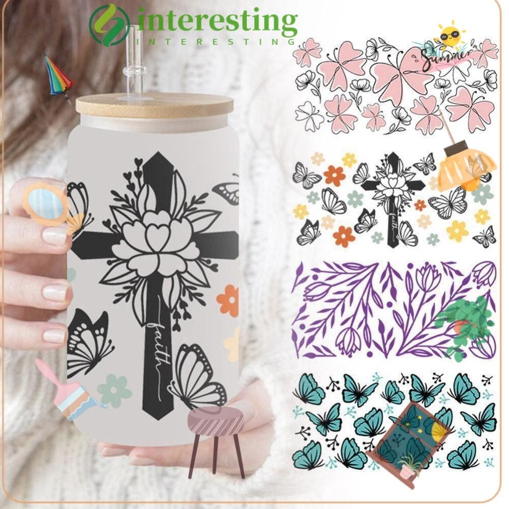 INTERESTING UV DTF Transfer Sticker, Film Transfer Paper Waterproof Cup ...