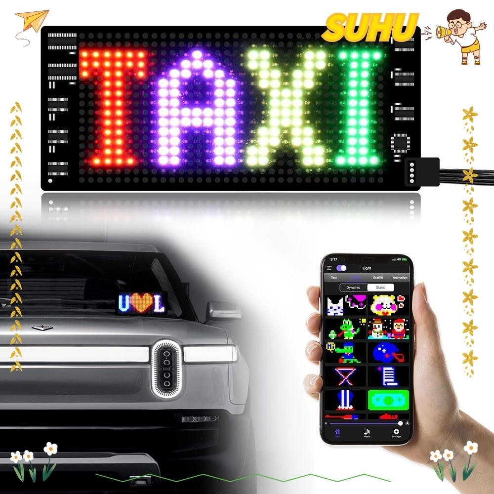 SUHU Scrolling Advertising Sign, Custom Text Animation Programmable LED ...