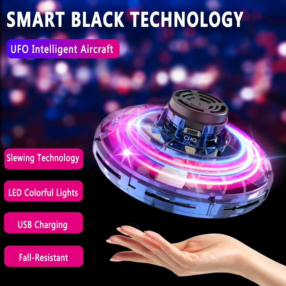 Flying Orb Toys with 360° Rotating Flynova Pro UFO Flying Toys ,Built ...