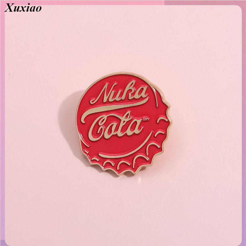 "Nuka-Cola" Bottle Cap Enamel Brooch Fallout Video Game Inspired ...