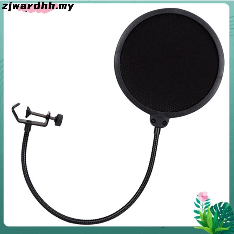 Microphone Filter Studio Mic Cover Mask Shield with Flexible Gooseneck ...