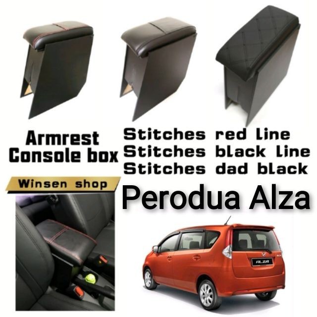 Perodua alza armrest console box | Shopee Malaysia