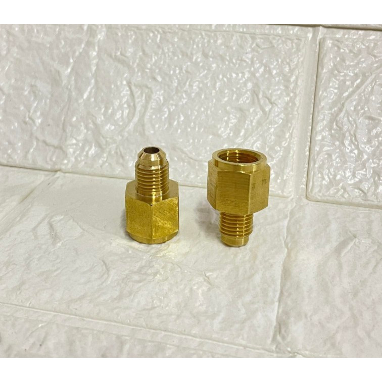 YeeFixx 2pcs nut adapter 1/4'' R134a refrigerant gas tong converter to ...