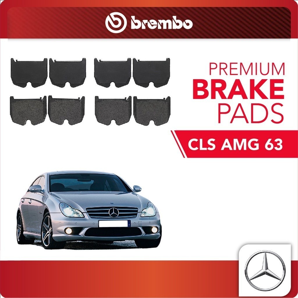 BREMBO Front Brake Pads (1 set) For Mercedes Benz CLS AMG 63'06 ...