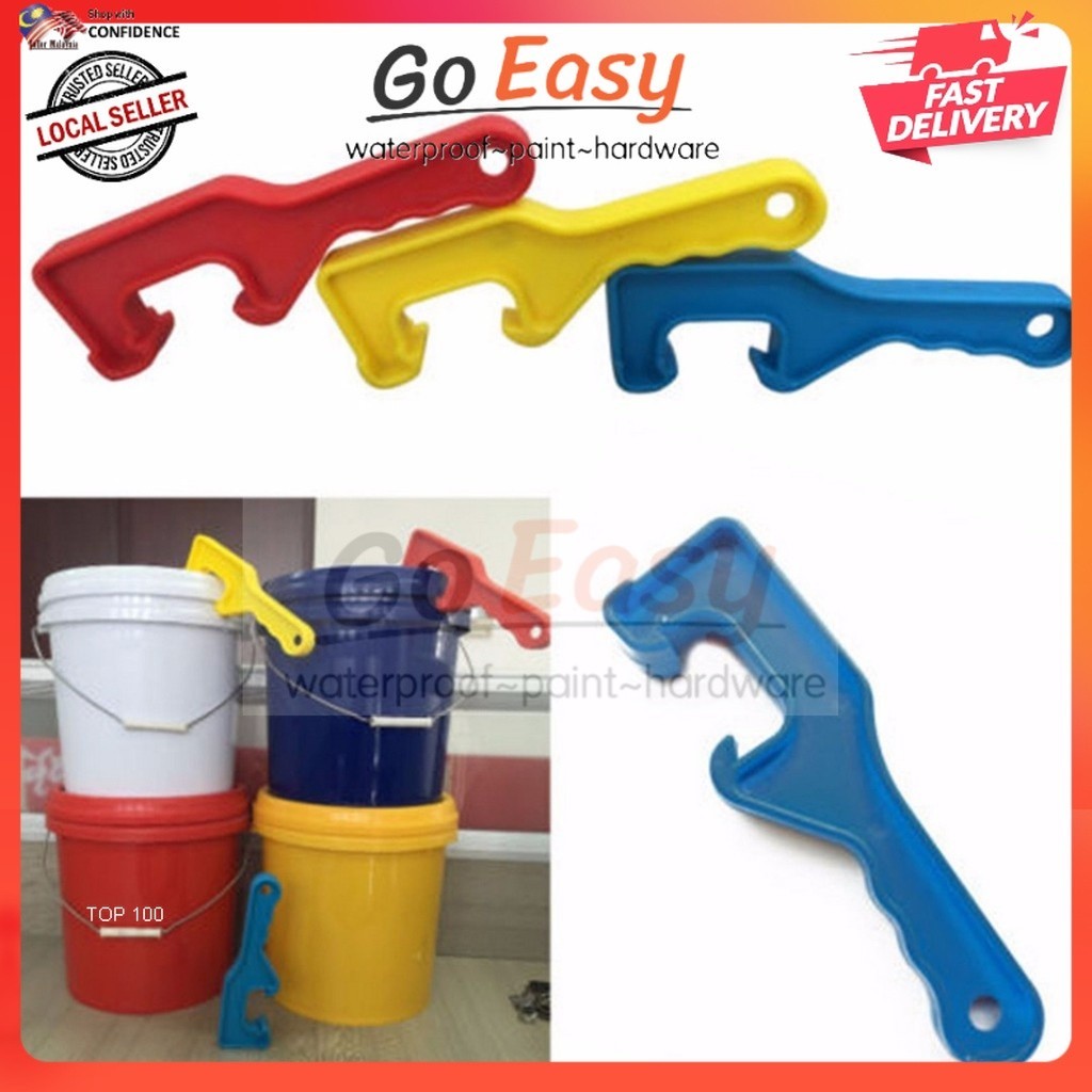 Plastic Gallon Bucket Pail Paint Can Lid Opener Opening Tool l Tong ...