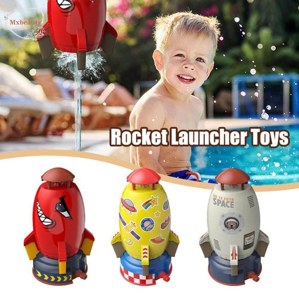 MXBEAUTY Water Spray Toys, Lift Sprinkler Outdoor Rocket Launch Spray ...