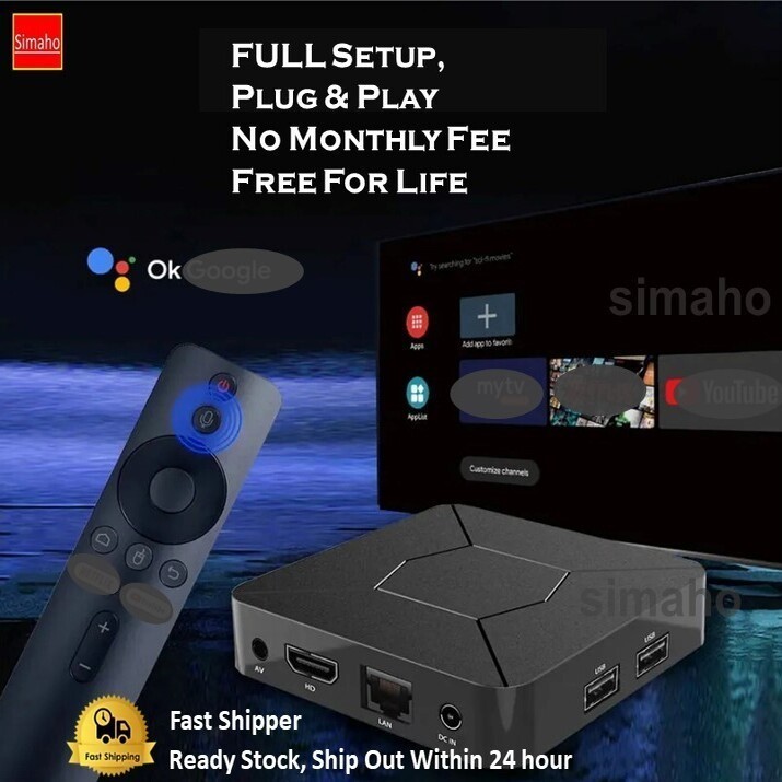 Android TVBox 5GWIFI Bluetooth Voice Control Entertainment Premium Box | Shopee Malaysia