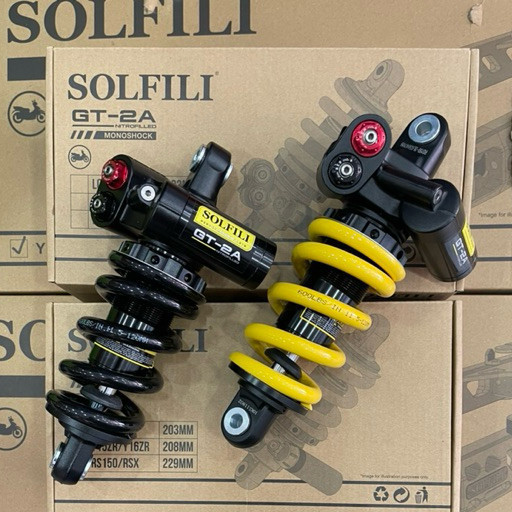 SOLFILI LC135 Y15 Y16 RS150 RSX 203/208/229MM ADJUSTABLE MONOSHOCK GT ...