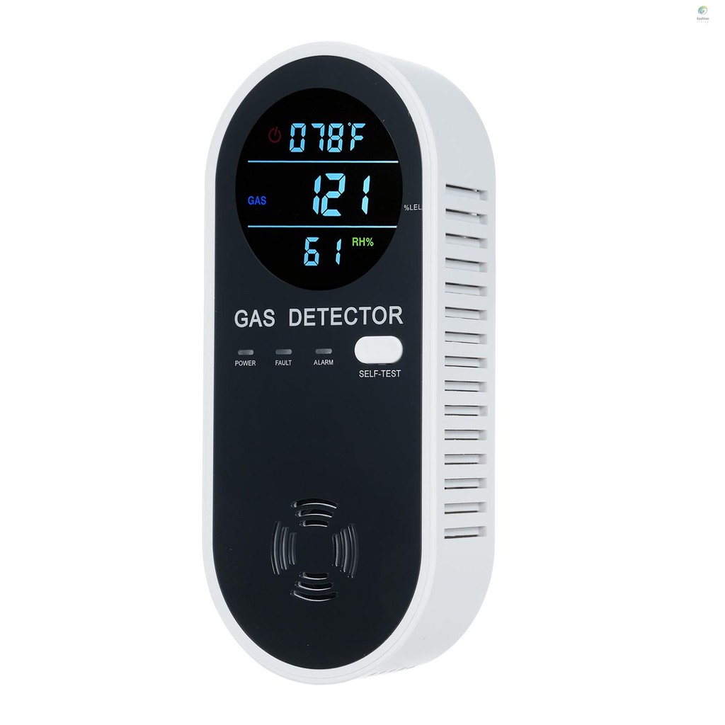 Natural Gas Detector 3 in 1 Plug-in Propane Gas Detector (Gas ...