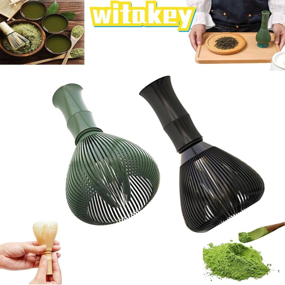 WITAKEY Resin Whisk, Reusable With Whisk Holder Matcha Whisk, ABS Food ...