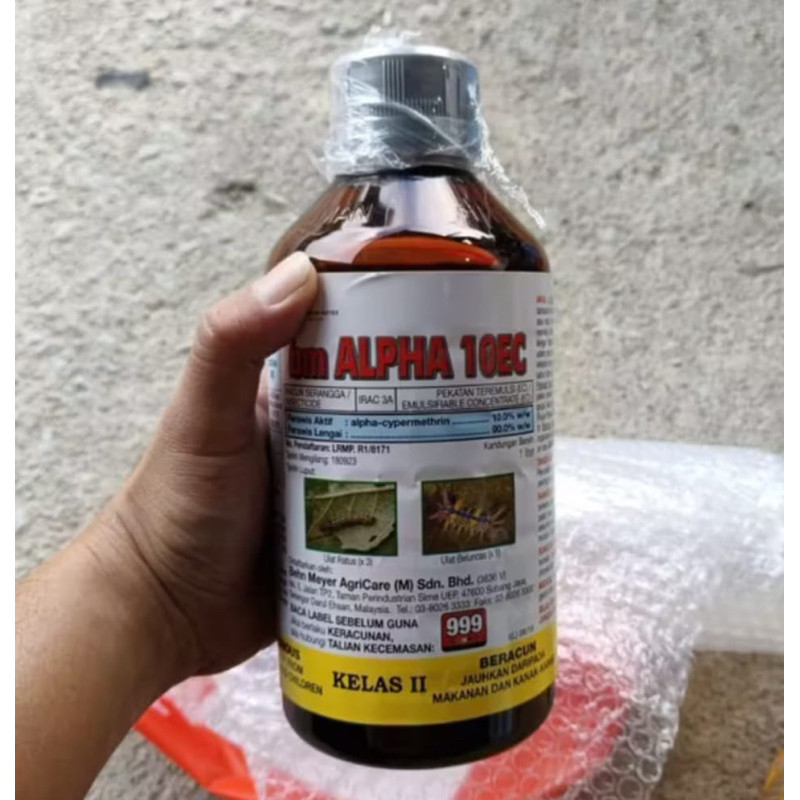 [ORIGINAL] 1L BM ALPHA 10EC ALPHA-CYPERMETHRIN 10%w/w Racun Kumbang Racun Serangga Badan Besar ...
