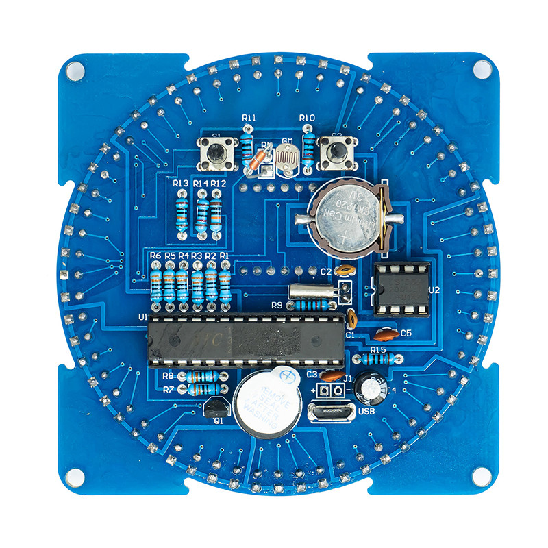 [rangevoyage2] DIY Rotating Digital LED Display Module Alarm Electronic ...