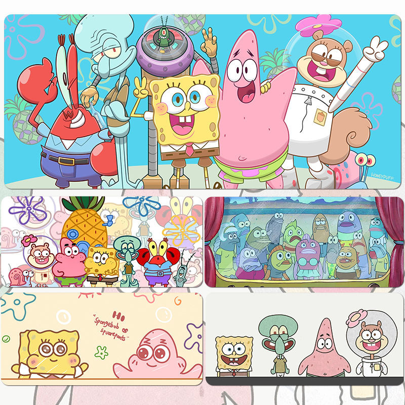 SpongeBob SquarePants Mouse Pad Cute Cartoon Patrick Desk Pads Large ...