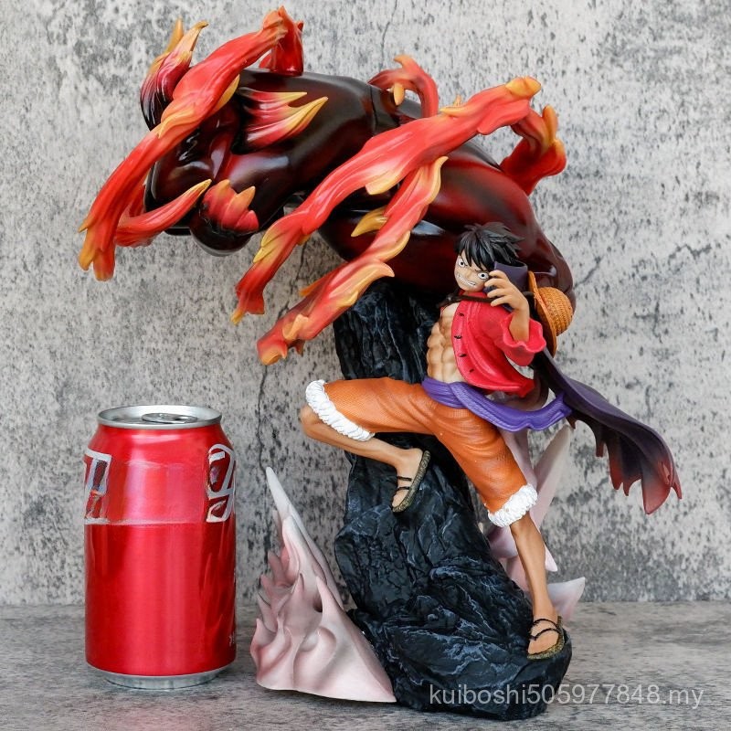 One Piece Model Onishima Luffy GK Industry Fire Luffy Four-speed Form ...
