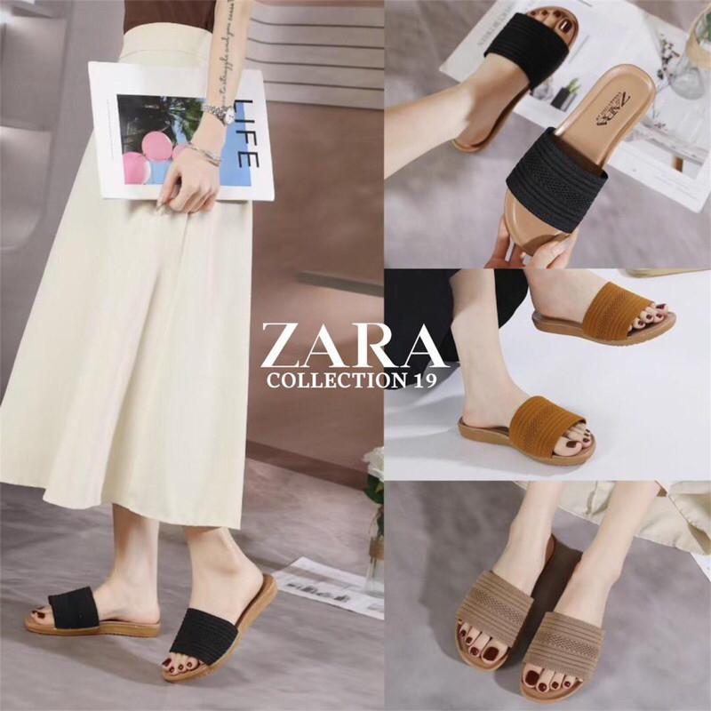 2025 Raya Ladies Zara Stylish Dresses Comfy Flat Sandals Slippers ...