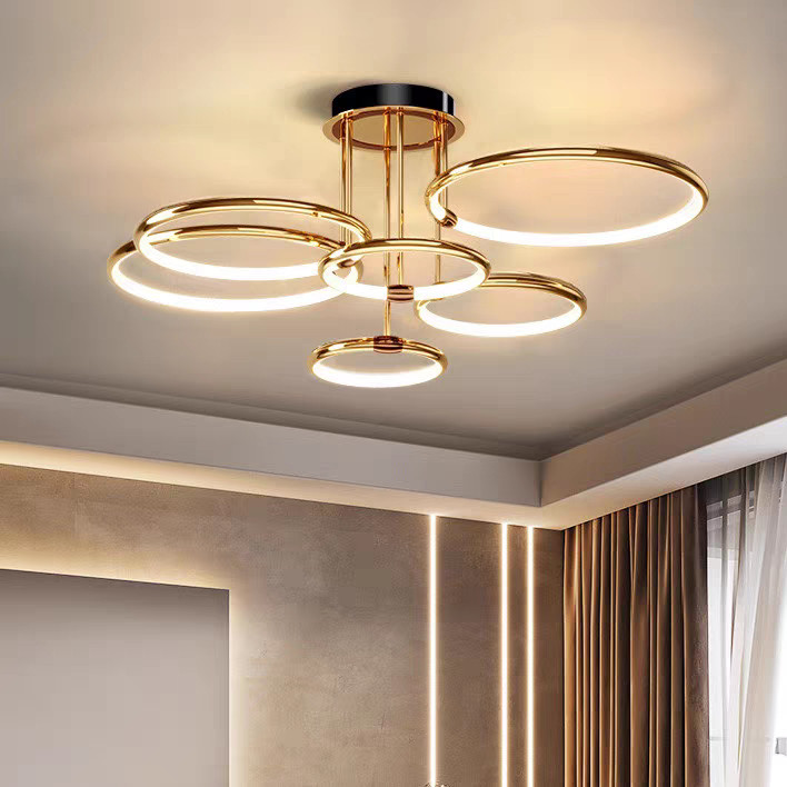 Dining Room Chandelier Modern Bedroom Lamp Decorative Light Round Table ...