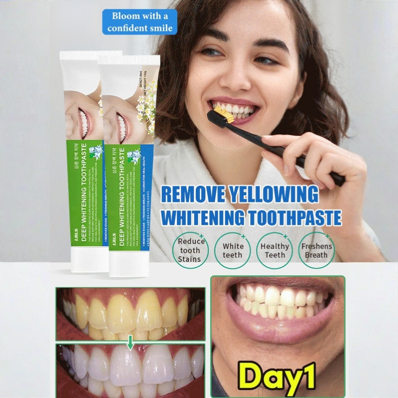 【Gum Protection】Remove Yellowing And Repair Deep Whitening Toothpaste ...