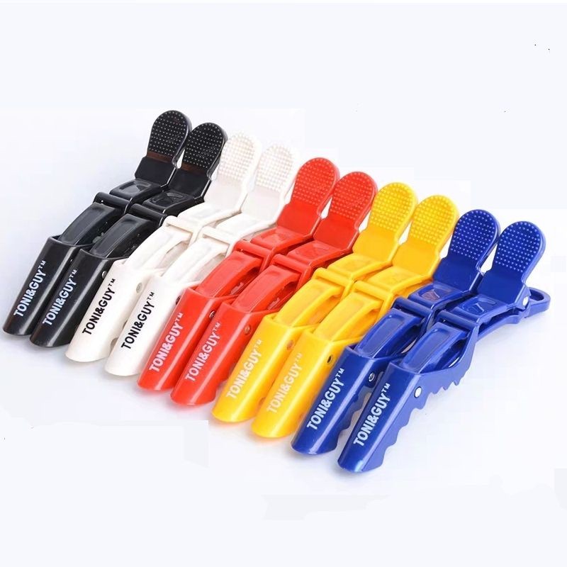 Sectioning Clips Plastic Hair Clamp Grips Hair dressing Styling salon ...
