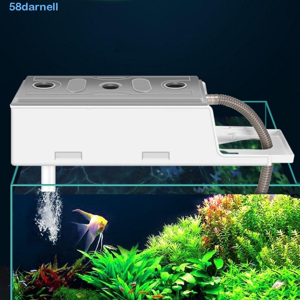 DARNELL Fish Tank Filter Box, Wall Mounted Scalable External Upper Drip ...