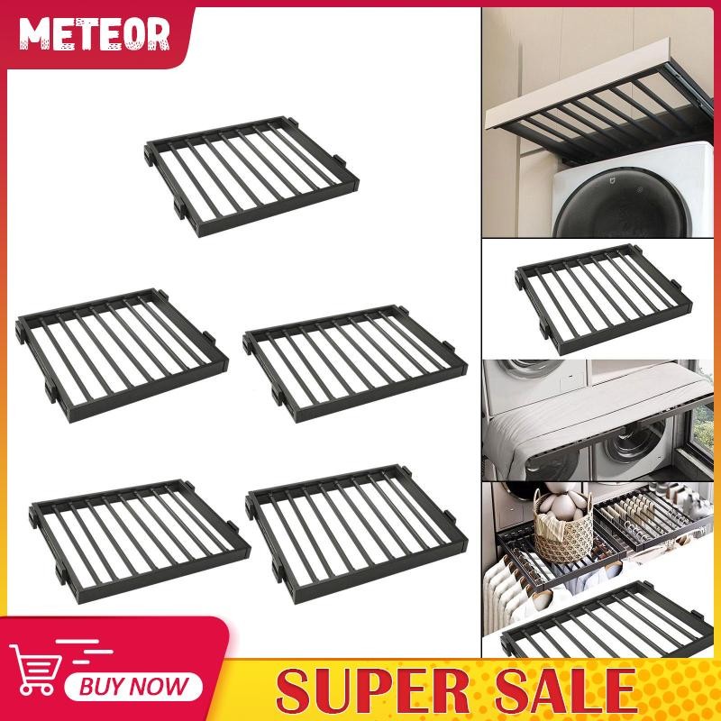 [meteorMY] Laundry Drying Rack above Washing Machine Retractable with ...