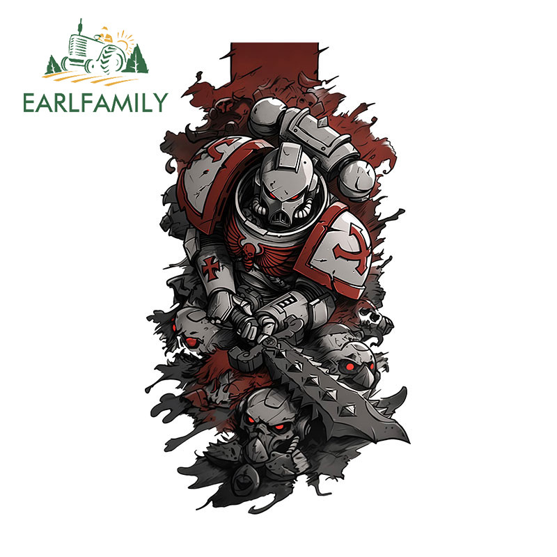 EARLFAMILY Mech Warrior Car Stickers Motorcycle Windows Helmet Trunk ...