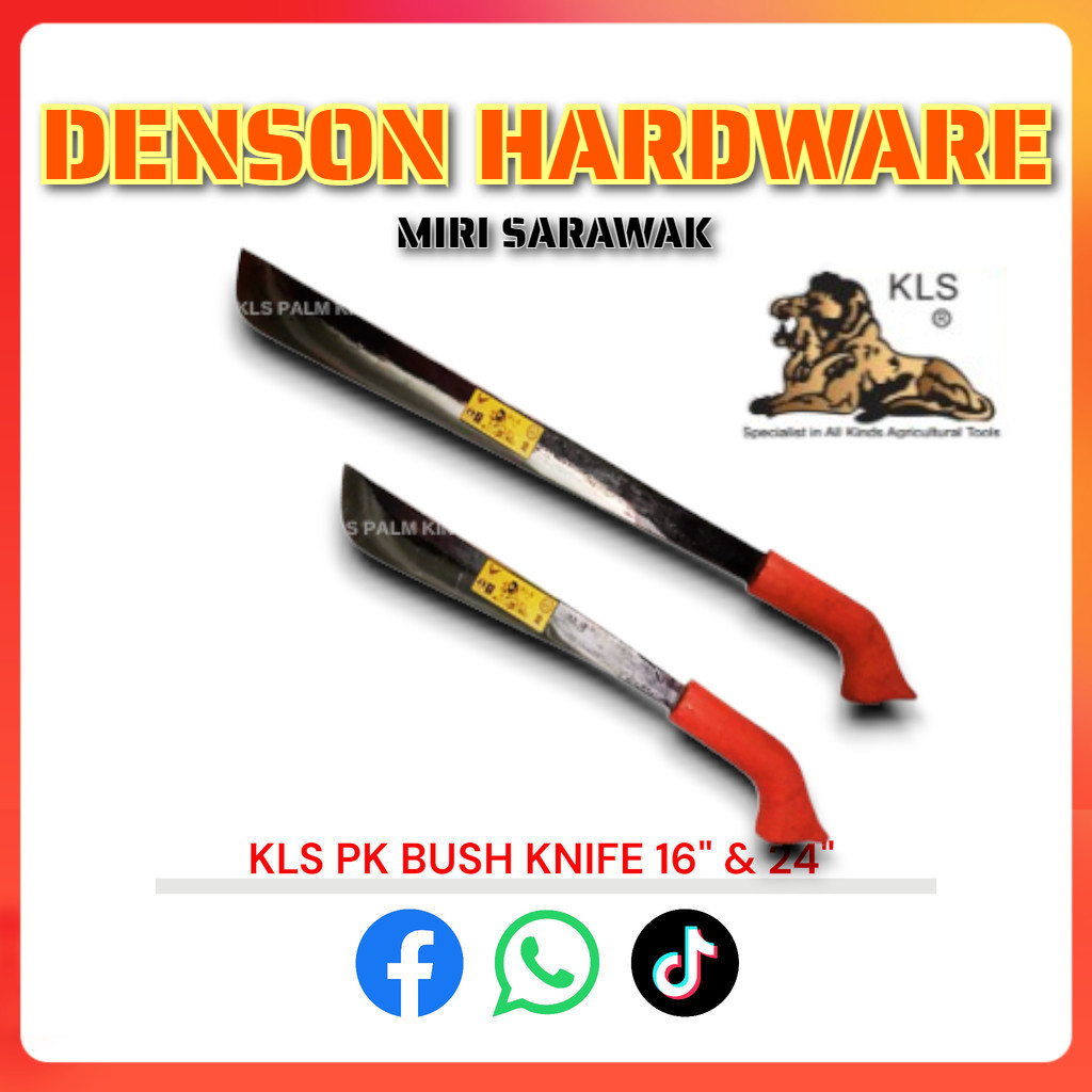 KLS PK Bush Knife 16" & 24" Agricultural Tool / Alatan Pertanian ...