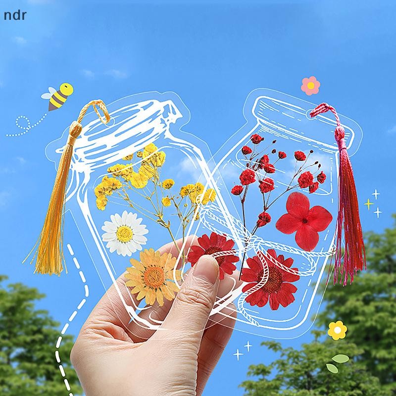 [ndr] 20 Piece Bookmarks Kids Creative DIY Transparent Bookmarks For s ...
