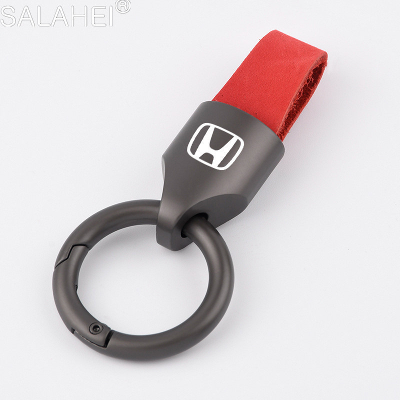 Zinc Alloy Car Keychain Suede Metal Key Ring Custom Gift With Logo For ...